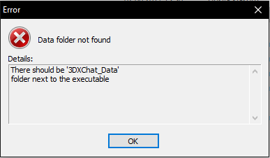 Update fail? - Technical Support - 3DXChat Community