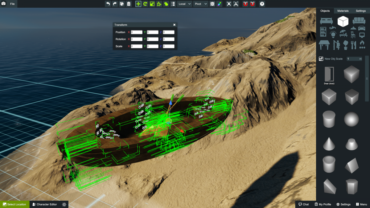 Object coords field box - World Editor - 3DXChat Community