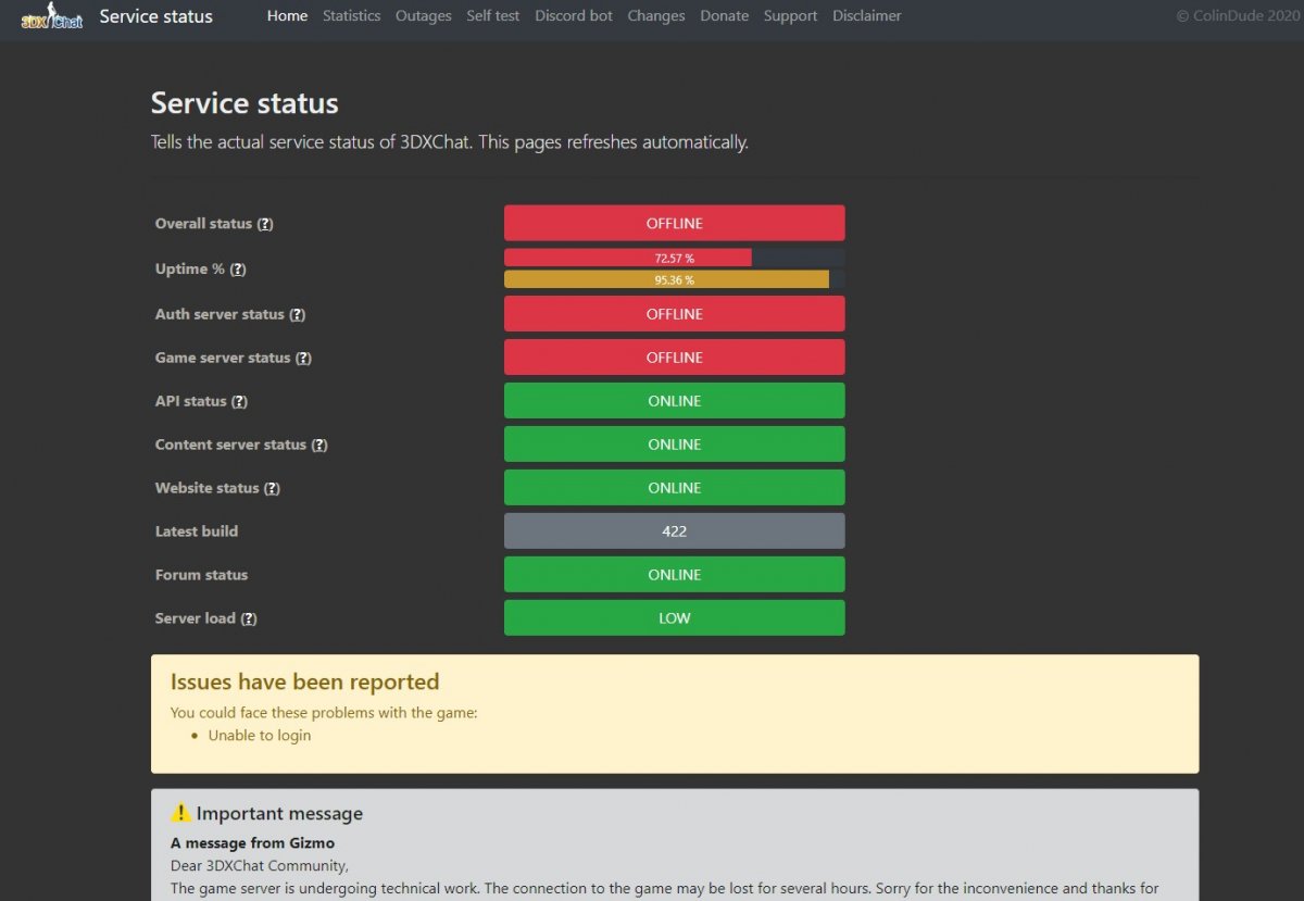 disconnection error/ login attempts - Page 2 - Technical Support - 3DXChat Community