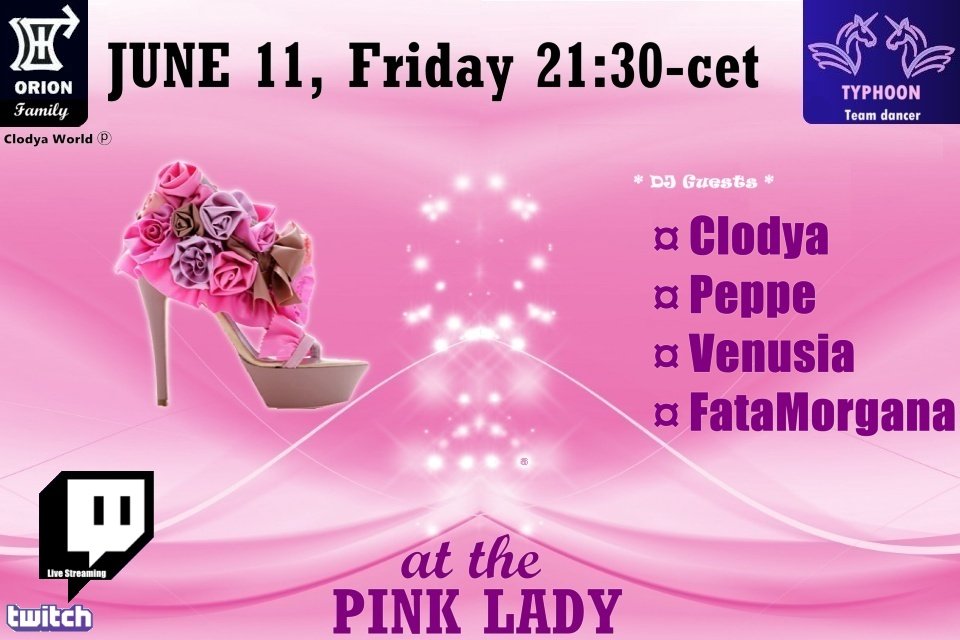 THE PINK LADY CLUB -- FRIDAY 11/06 @21:30 CET *** - Events and ...