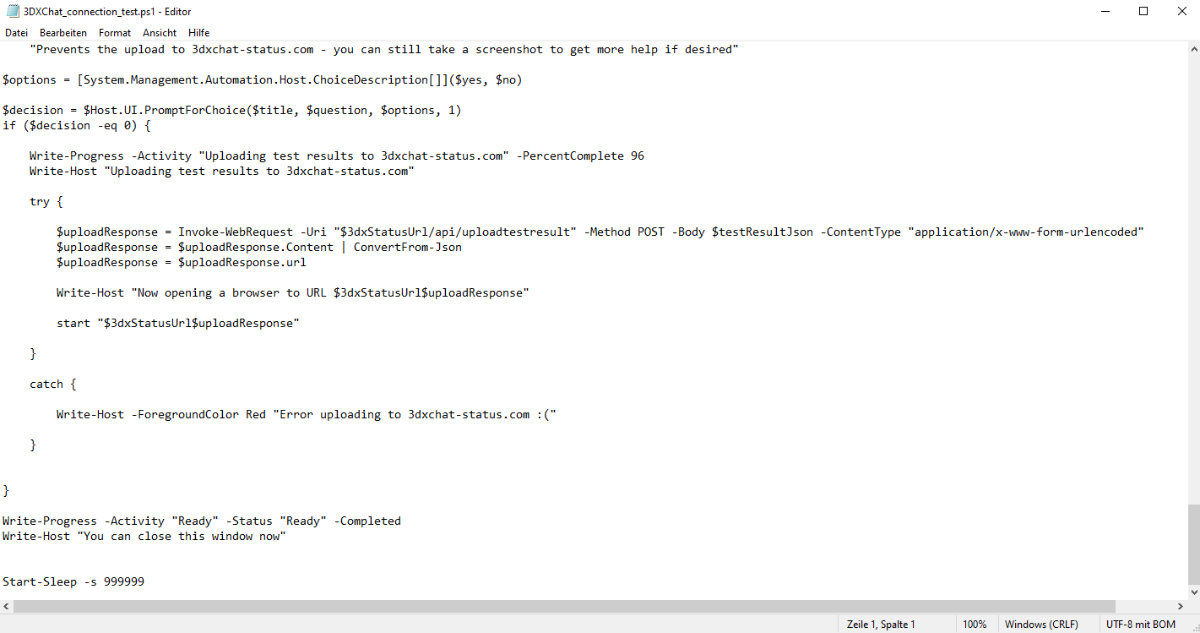 Network Error! - Technical Support - 3DXChat Community