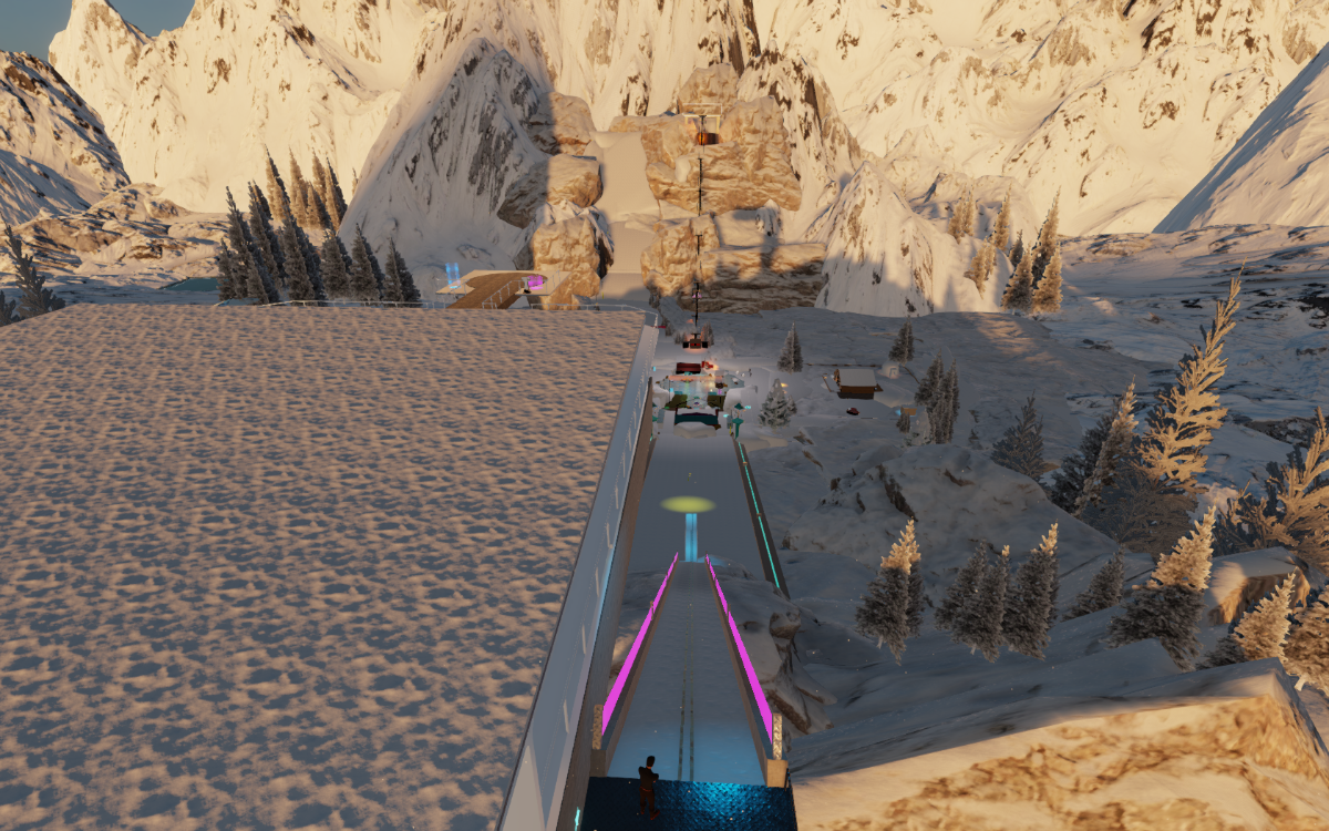 The 1sth SKIJUMP Area in 3dx Chat - Room presets - 3DXChat Community
